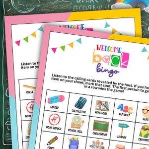 Back to School BINGO Game First Day of Class Activity Game for Teachers ...
