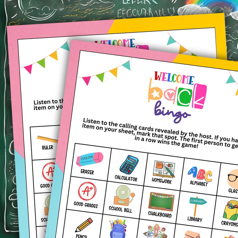 Back to School BINGO Game First Day of Class Activity Game for Teachers ...