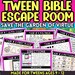 Tween Escape Room Kit for Sunday School Youth Group and Bible Religious ...