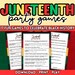 Juneteenth Games Bundle of Trivia Questions and Word Puzzle Activities ...