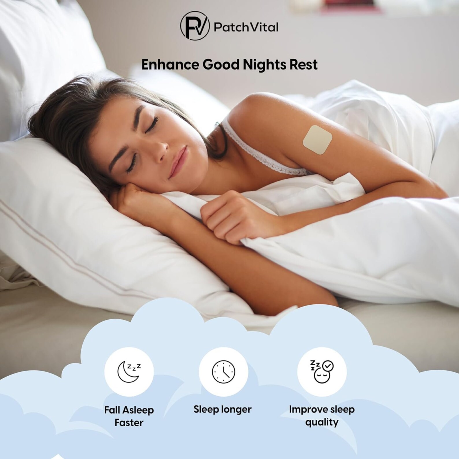 Sleep Patches Fall Asleep Faster Melatonin Patches Stress Relief Valerian Root Powered Herbal ...