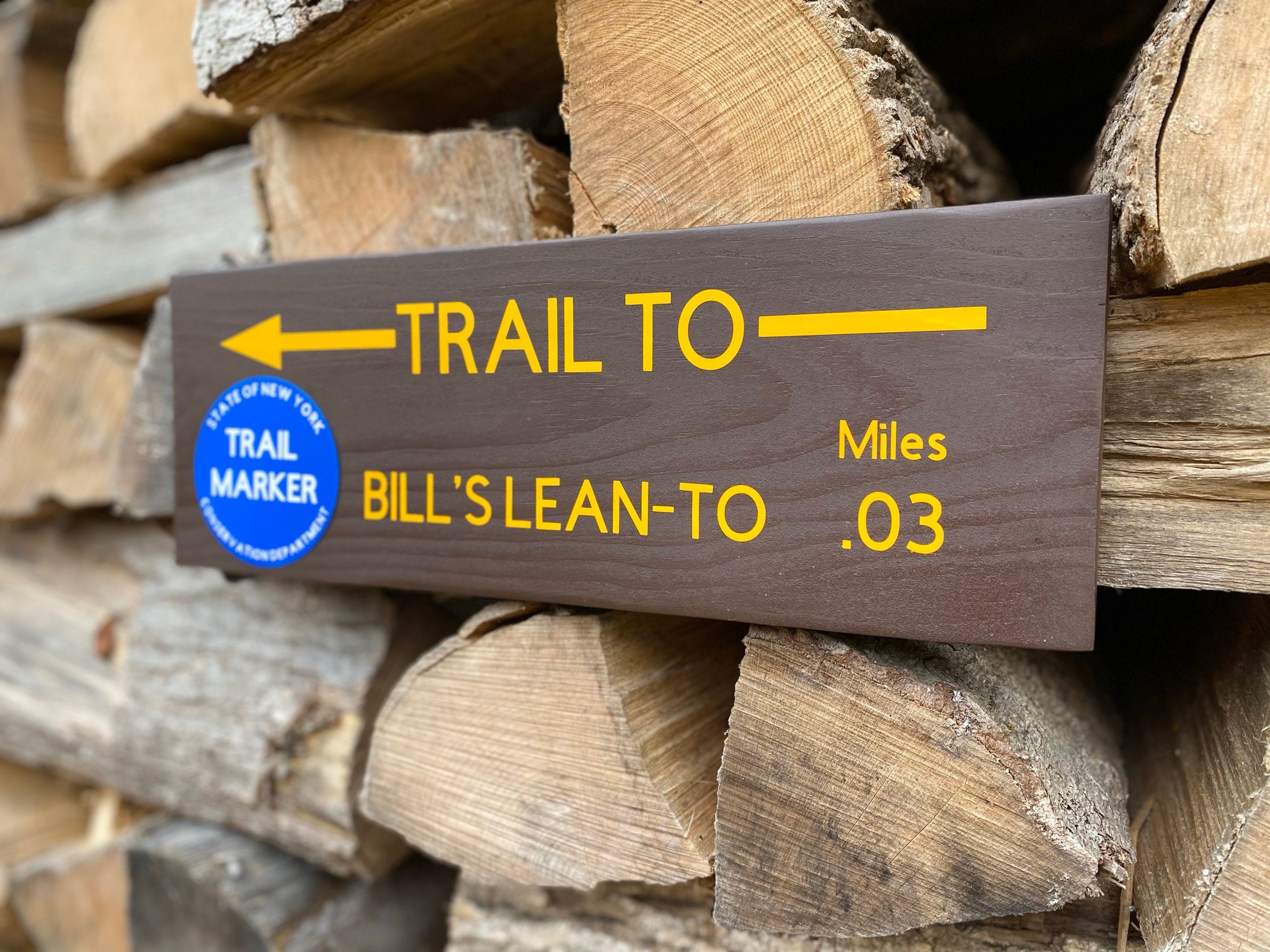 Adirondack Mountain Trail Sign 46r - Etsy