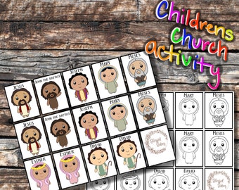 Christian Matching Game - Etsy