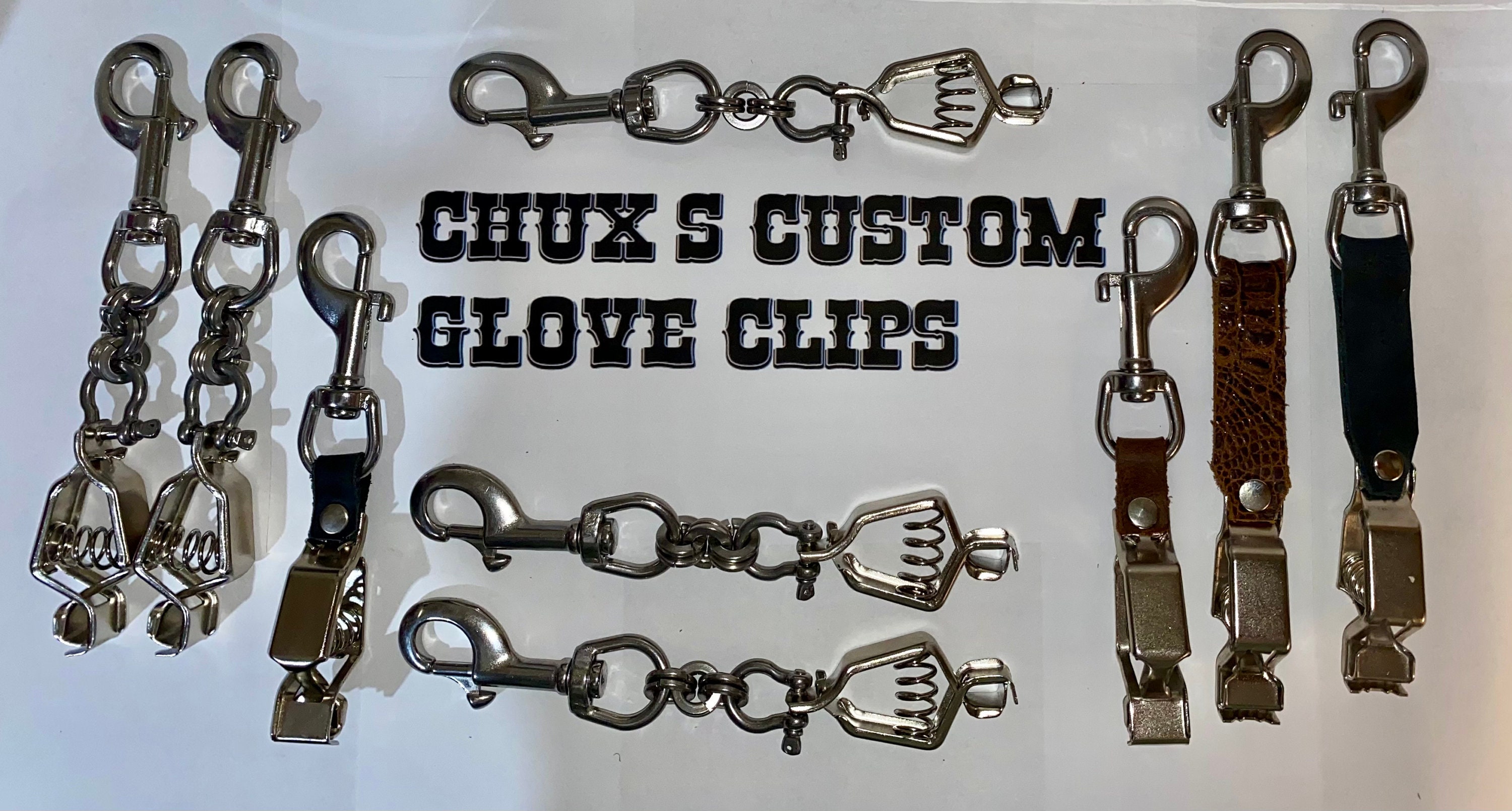 Custom Made Glove Clips - Etsy