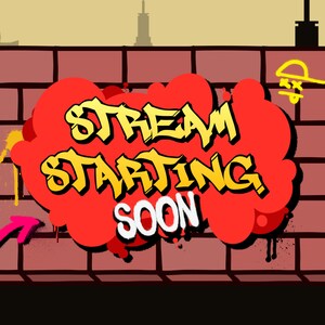 Graffiti Animated Screens Spray Paint City Urban Twitch Stream Screens ...