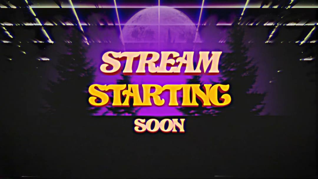 Animated Retro Stream Pack | Animated Alerts | Stinger Transition ...