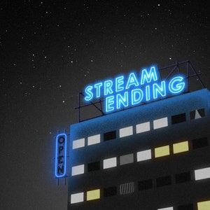 Neon Sign Rooftop Animated Screens | Neon Glow | Cyberpunk | Blue ...