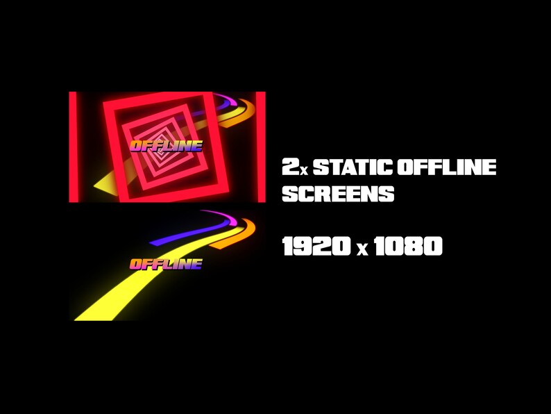 ANIMATED Vortex Twitch Overlay Package Stinger Transition Animated ...