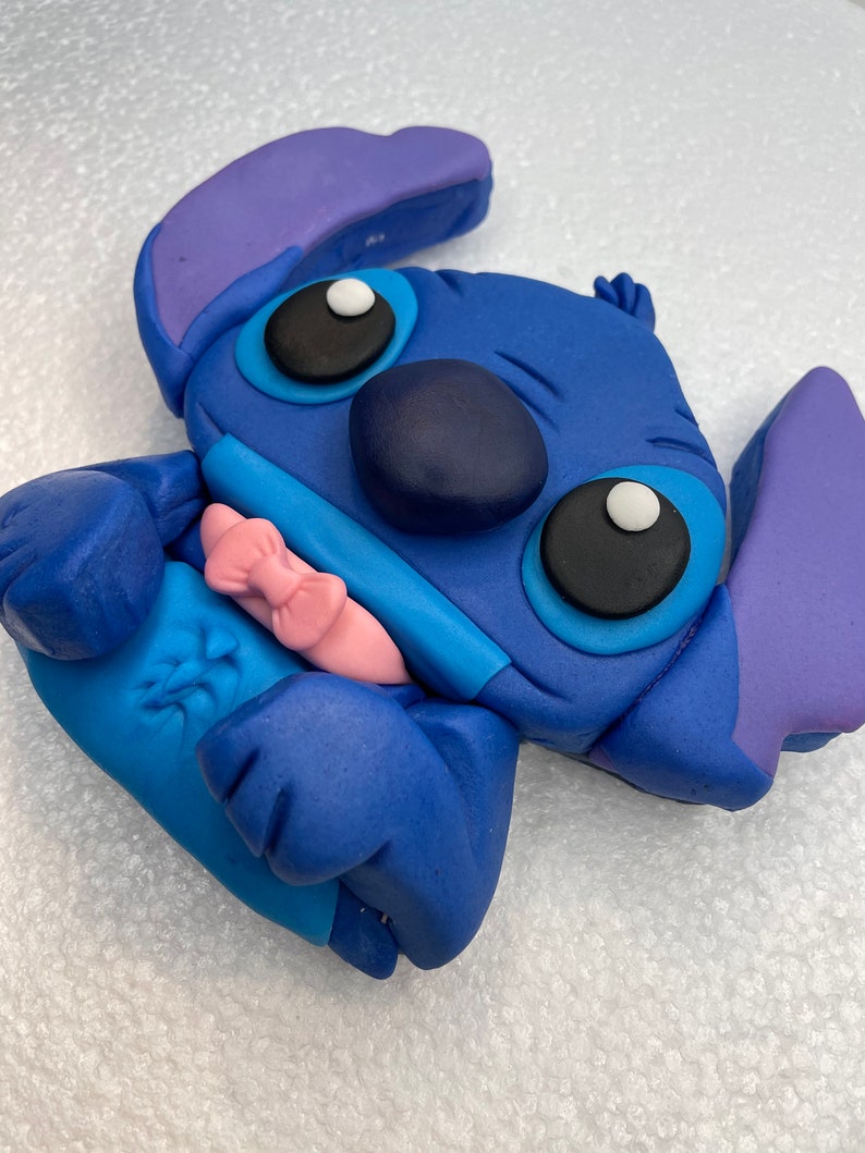 Stitch Fondant Cake Topper 3D, Cupcakes Edible Custom Personalized - Etsy