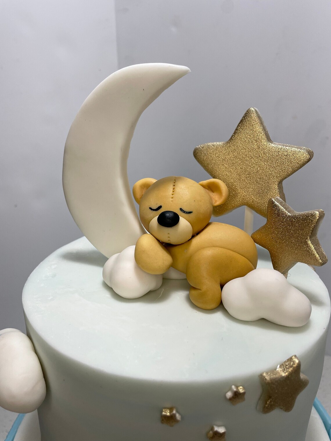 Sleeping Bear Cake Topper 3D, Cake Edible Custom Personalized, Cake Decoration, Bear Cake Topper ...