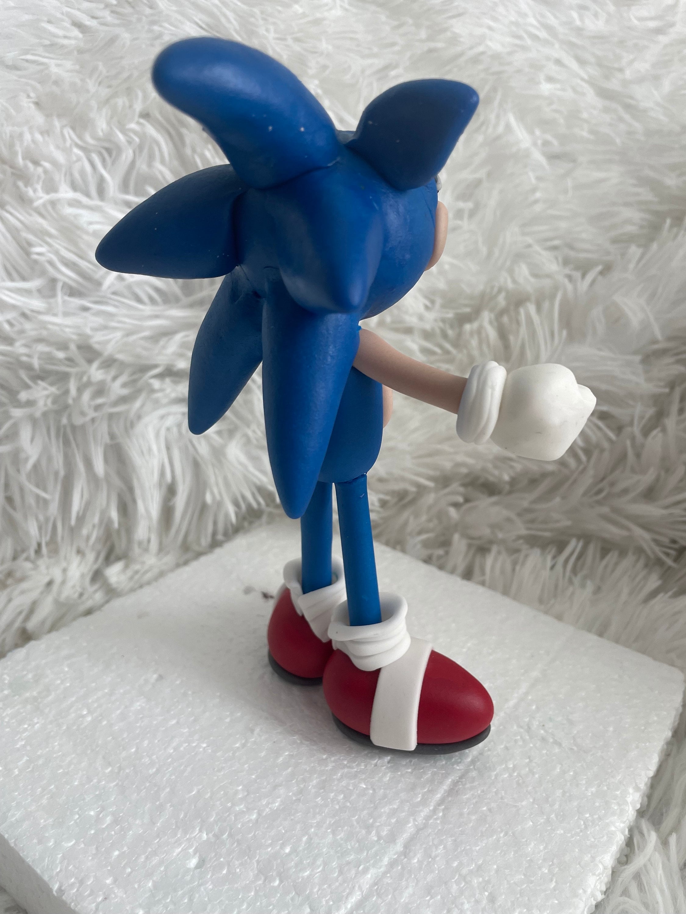Sonic the Hedgehog Inspired Fondant Cake Toppe, Video Game Character ...