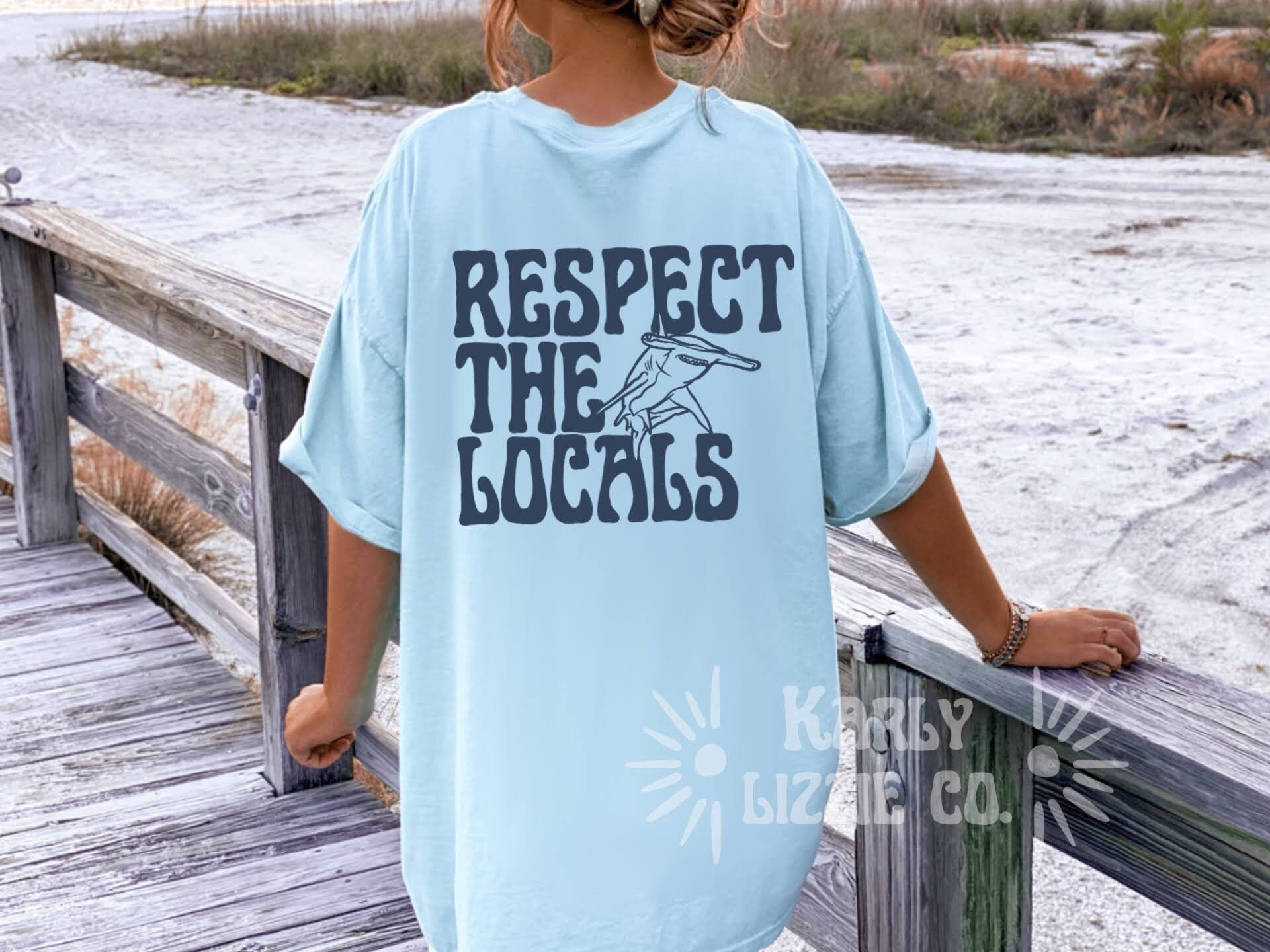 Respect the Local Sharks T-shirt Hammerhead Shark Shirt - Etsy
