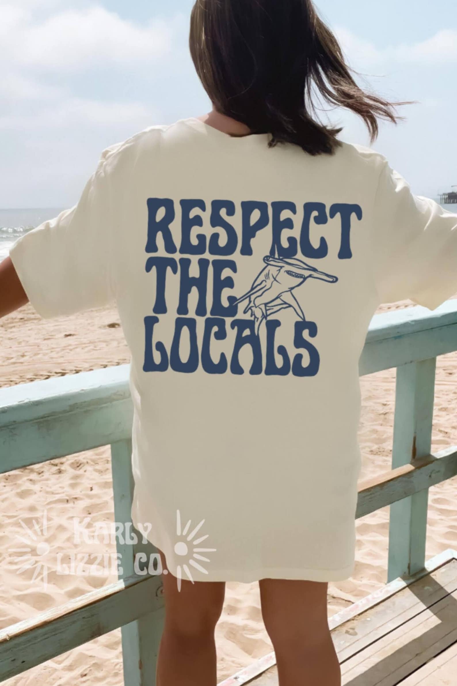 Respect the Local Sharks T-shirt Hammerhead Shark Shirt - Etsy