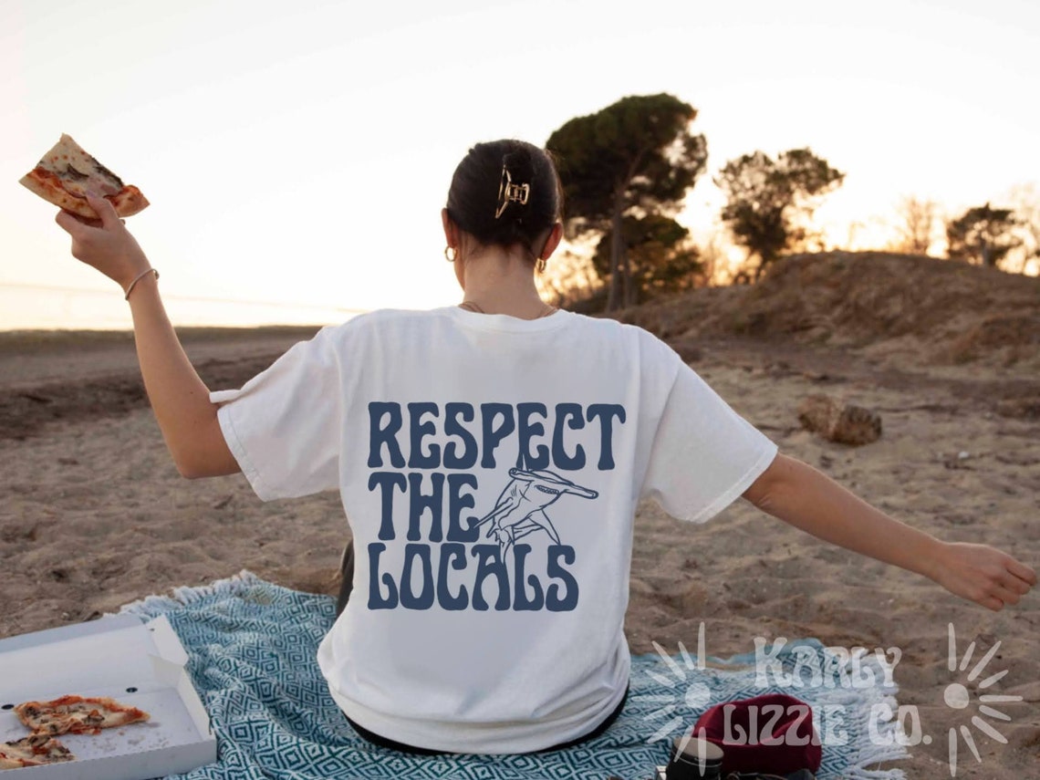 Respect the Local Sharks T-shirt Hammerhead Shark Shirt - Etsy