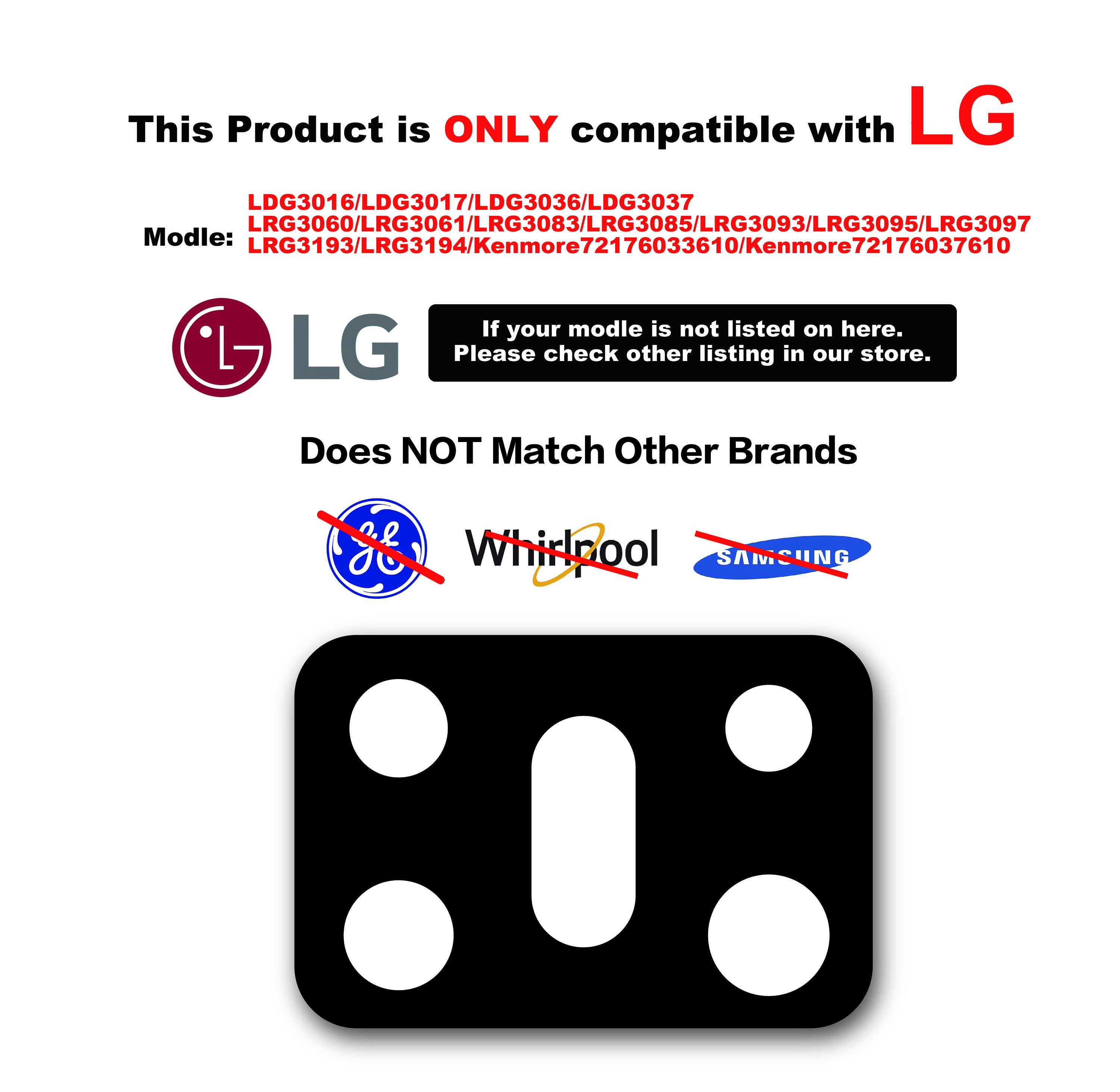 LG Stove Protectors 30inch,gas Cooktop Protectors,whole Piece Design ...