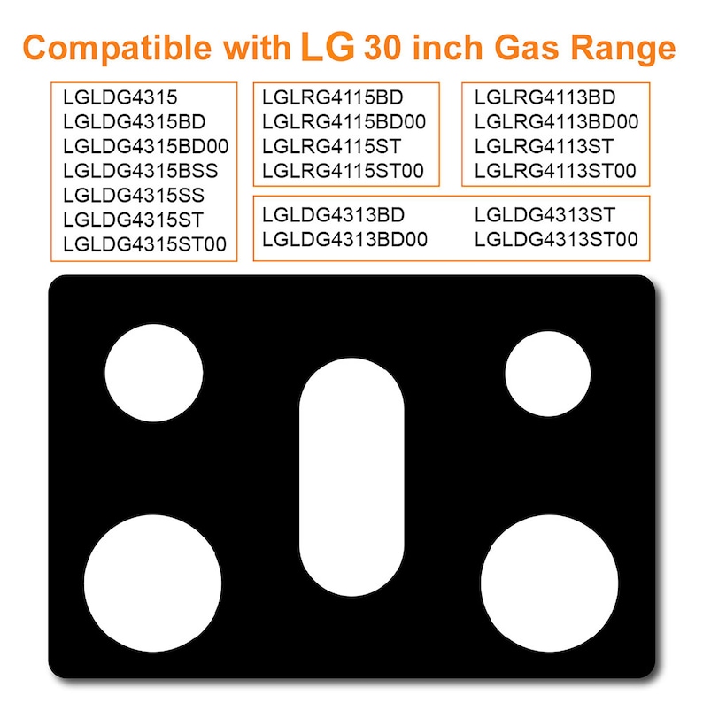 LG Stove Protectors 30inch,gas Cooktop Protectors,whole Piece Design ...