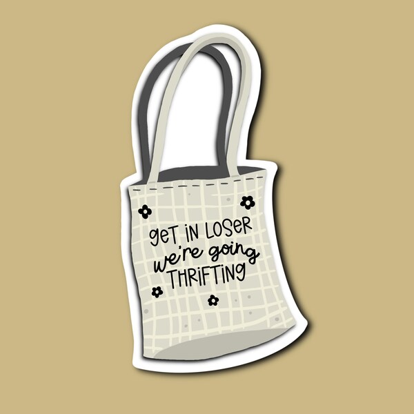 Get in Were Going Shopping Sticker - Etsy