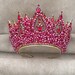 Burgundy Gold Crown, the Queen's Crown, Wedding Headpiece Bridal ...