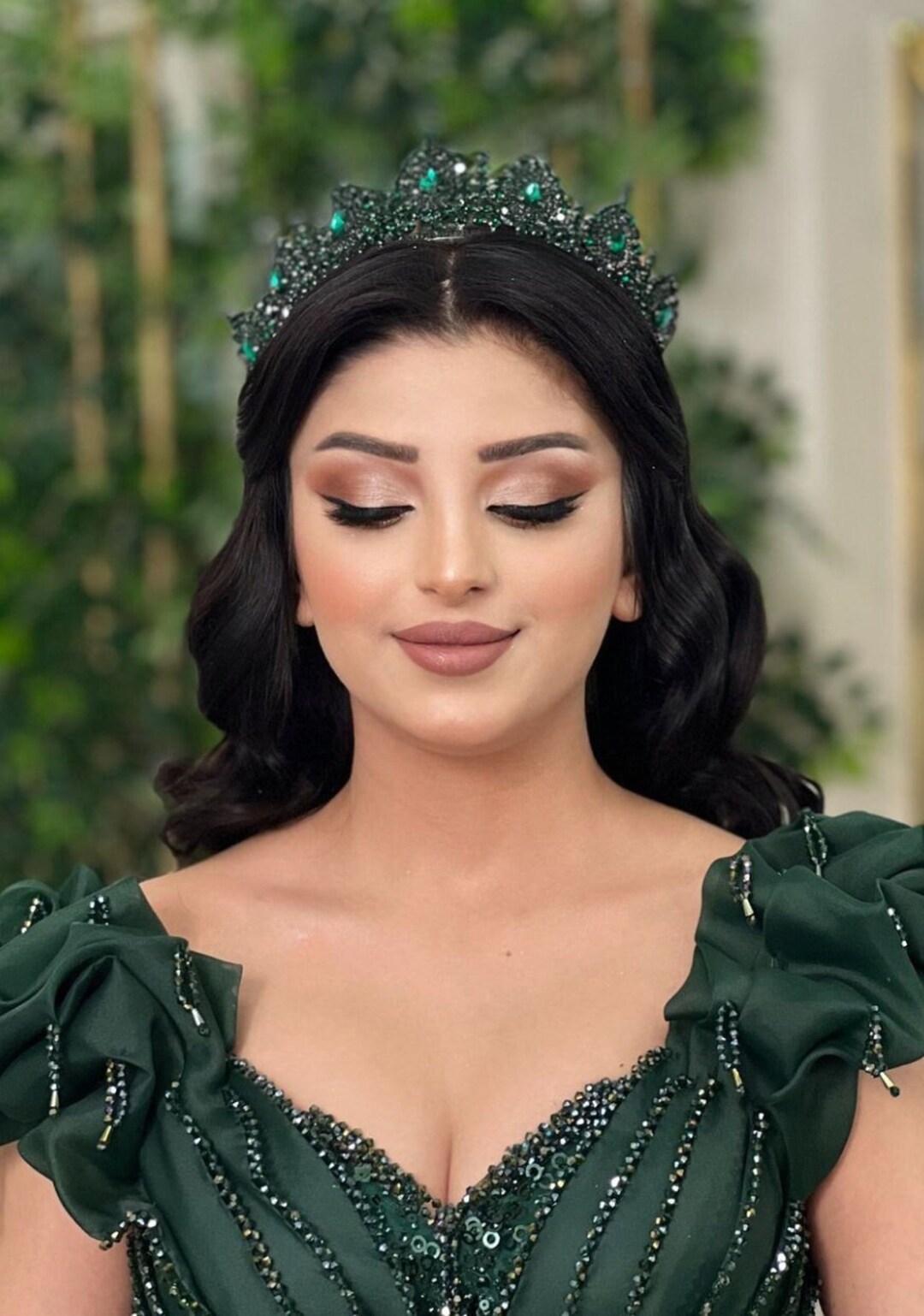 Emerald Green Tiara Bridal Hairpiece Bridal Tiaras, Emerald Green ...