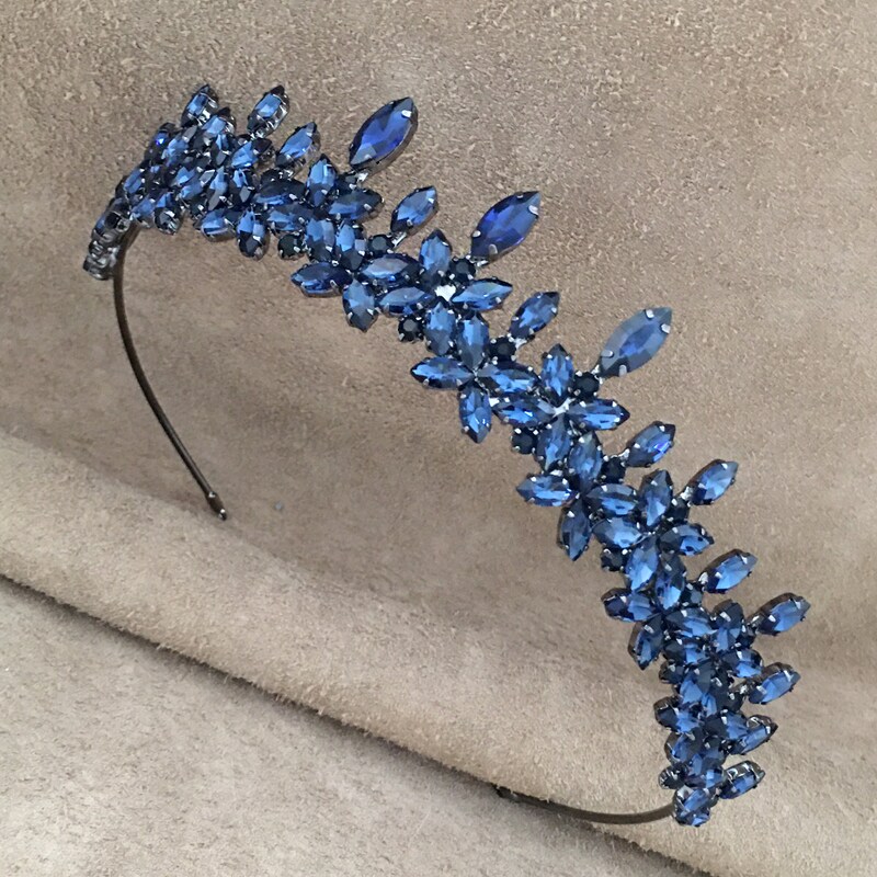 Blue Tiara - Etsy