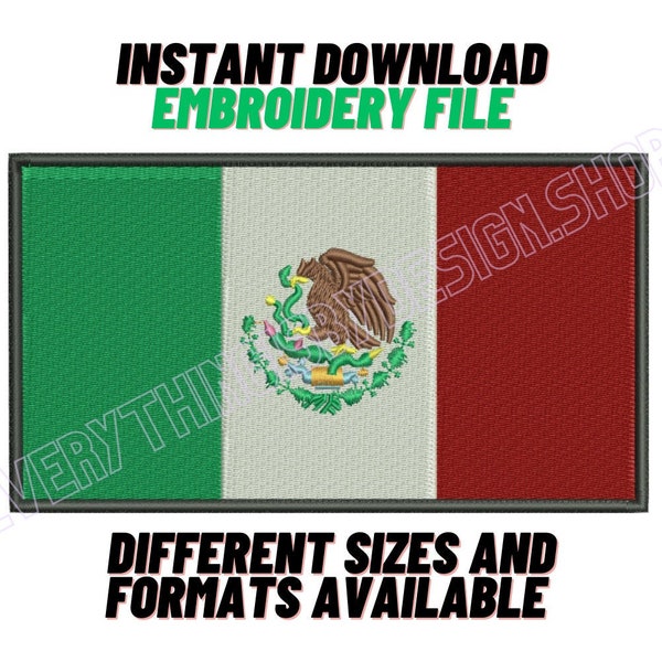 Mexican Machine Embroidery Design - Etsy