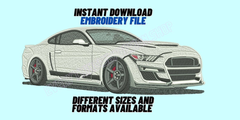 Mustang Machine Embroidery Design, Mustang Logo, Instantly Download ...