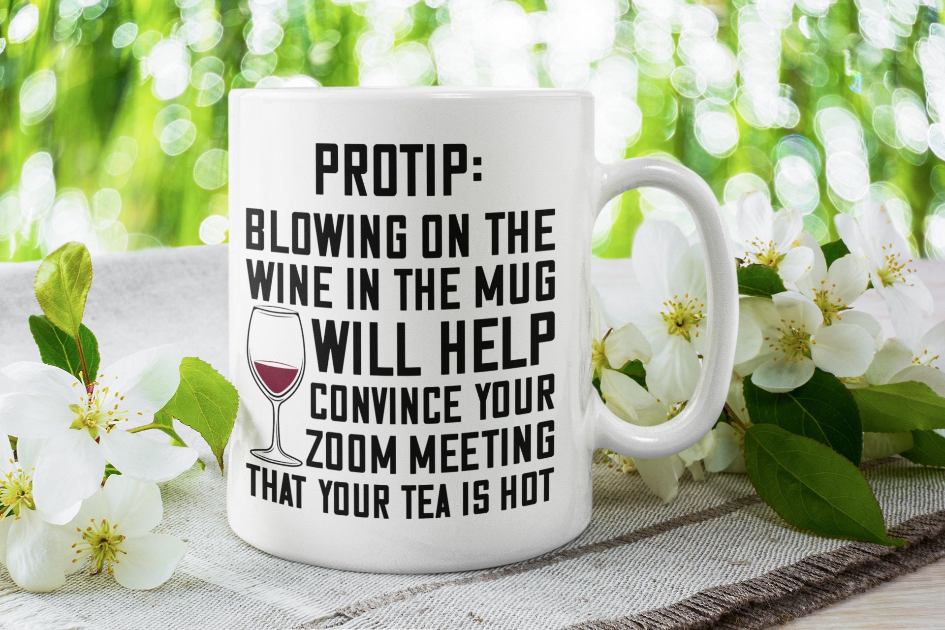 Pro Tip Blowing in the Wine Mug Coffee Mug White | Etsy