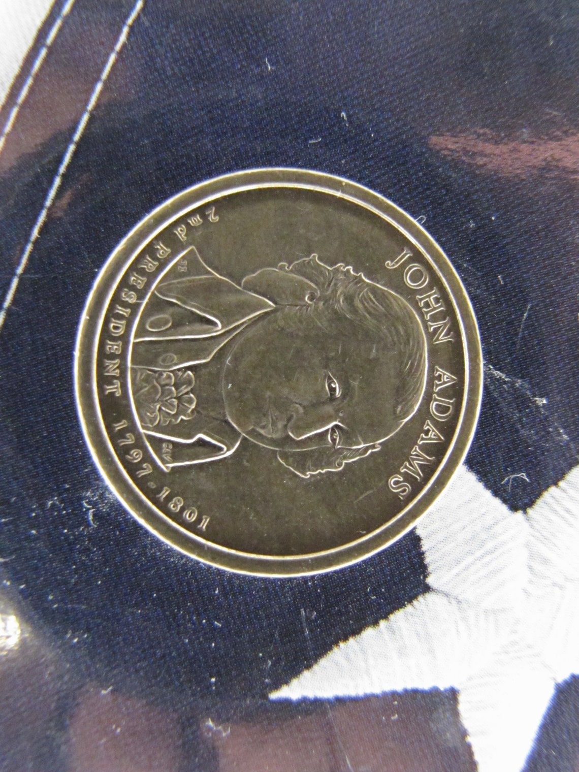 One Dollar John Adams GOLD Coin | Etsy