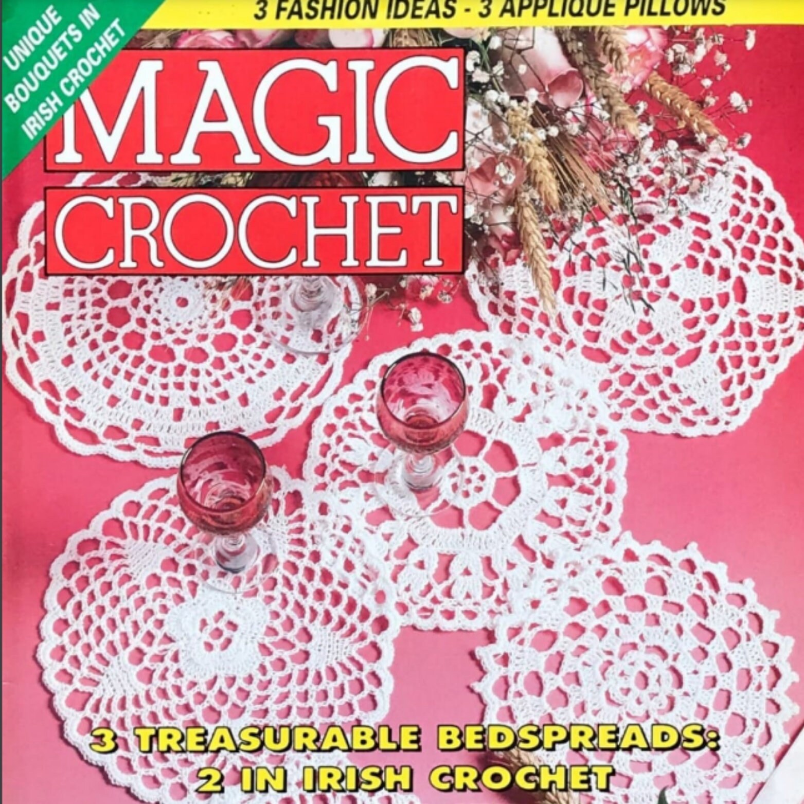 Magic Crochet Magazine, Crochet and Knitting Magazine, Vintage 53 ...
