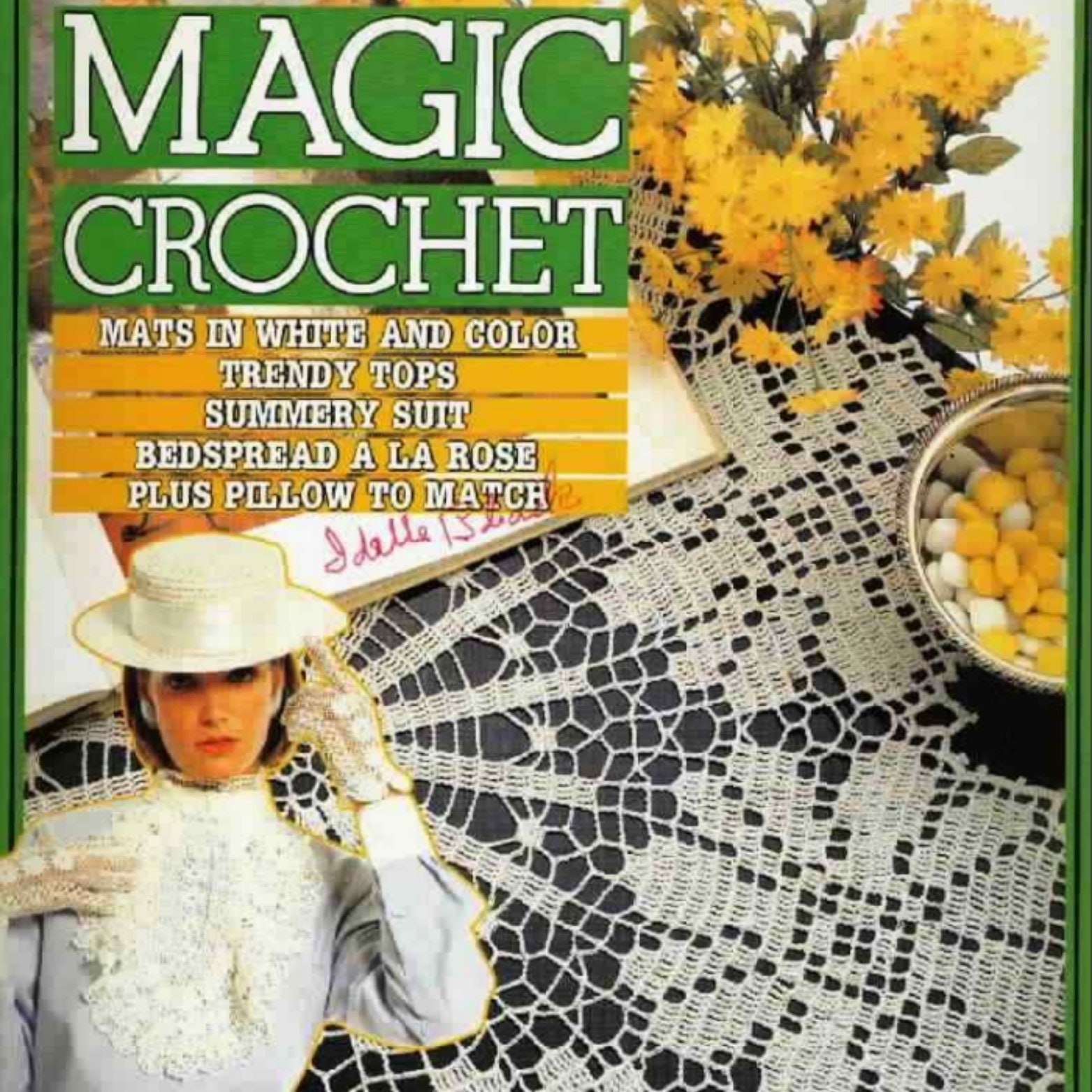 Magic Crochet Magazine, Crochet and Knitting Magazine, Vintage 53 ...