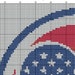 Cross Stitch American Flag, Cross Stitch Pattern, - Etsy