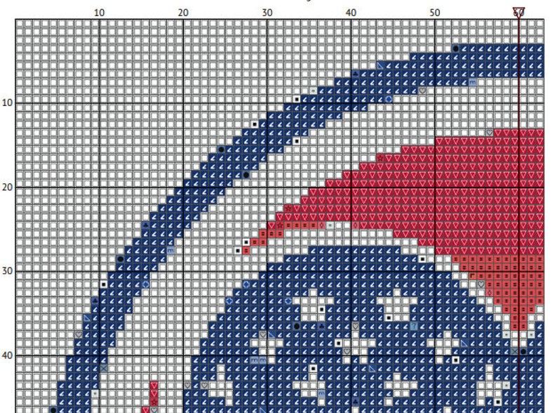 Cross Stitch American Flag, Cross Stitch Pattern, - Etsy