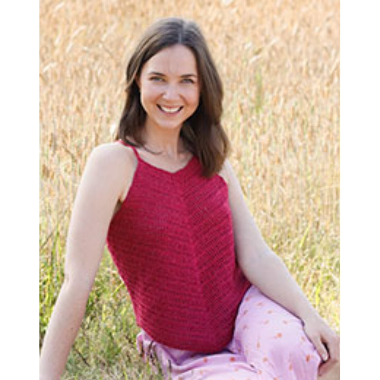 Crochet Pattern, Red Crochet Top Pattern, Women Crochet Pattern, Crop ...