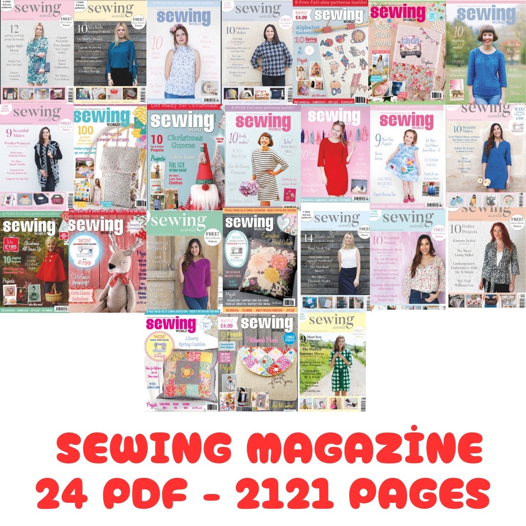 Sewing Pattern, Sewing Magazine, Simple to Do, Make It at Home, Step by ...