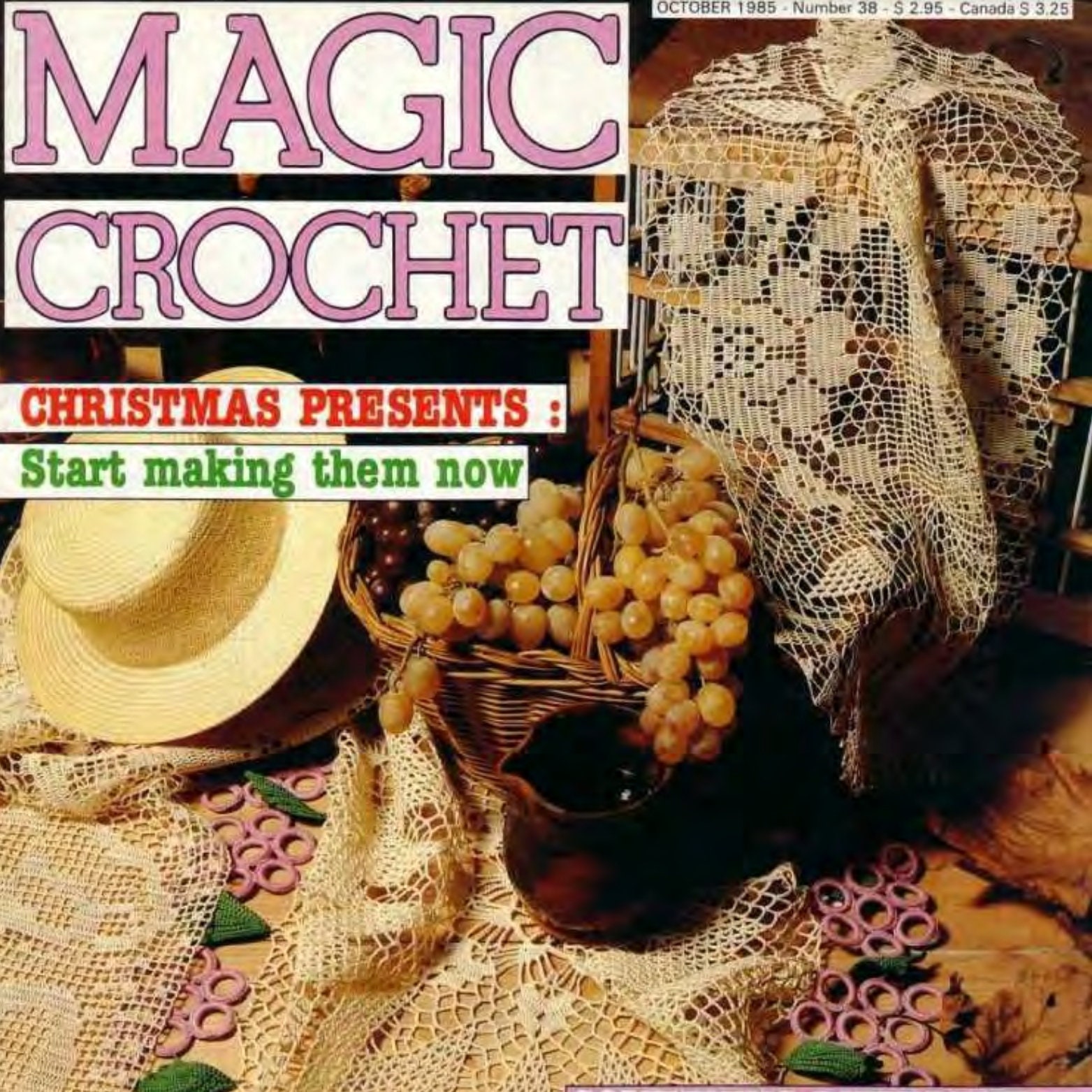 Magic Crochet Magazine, Crochet and Knitting Magazine, Vintage 53 ...