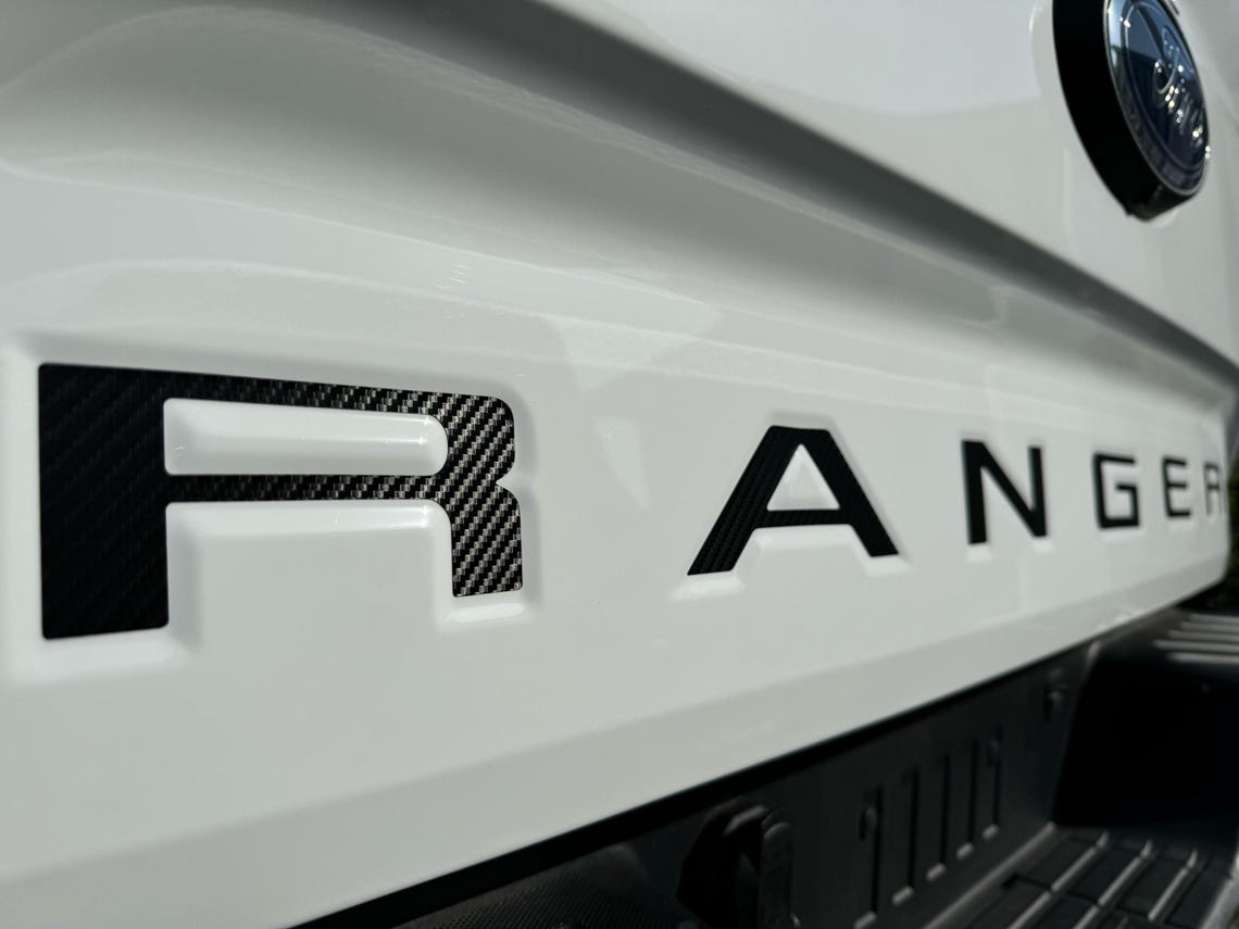 Vinyl Tailgate Letter Inserts for '24-'26 Ford Ranger - Etsy