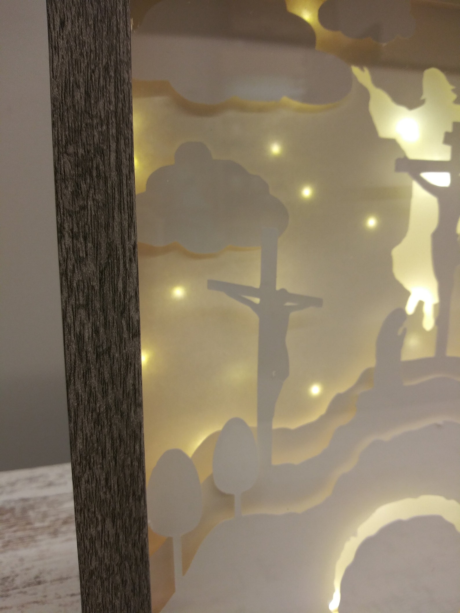 Empty Tomb Lightbox 9 X 9 Shadow Box Jesus - Etsy