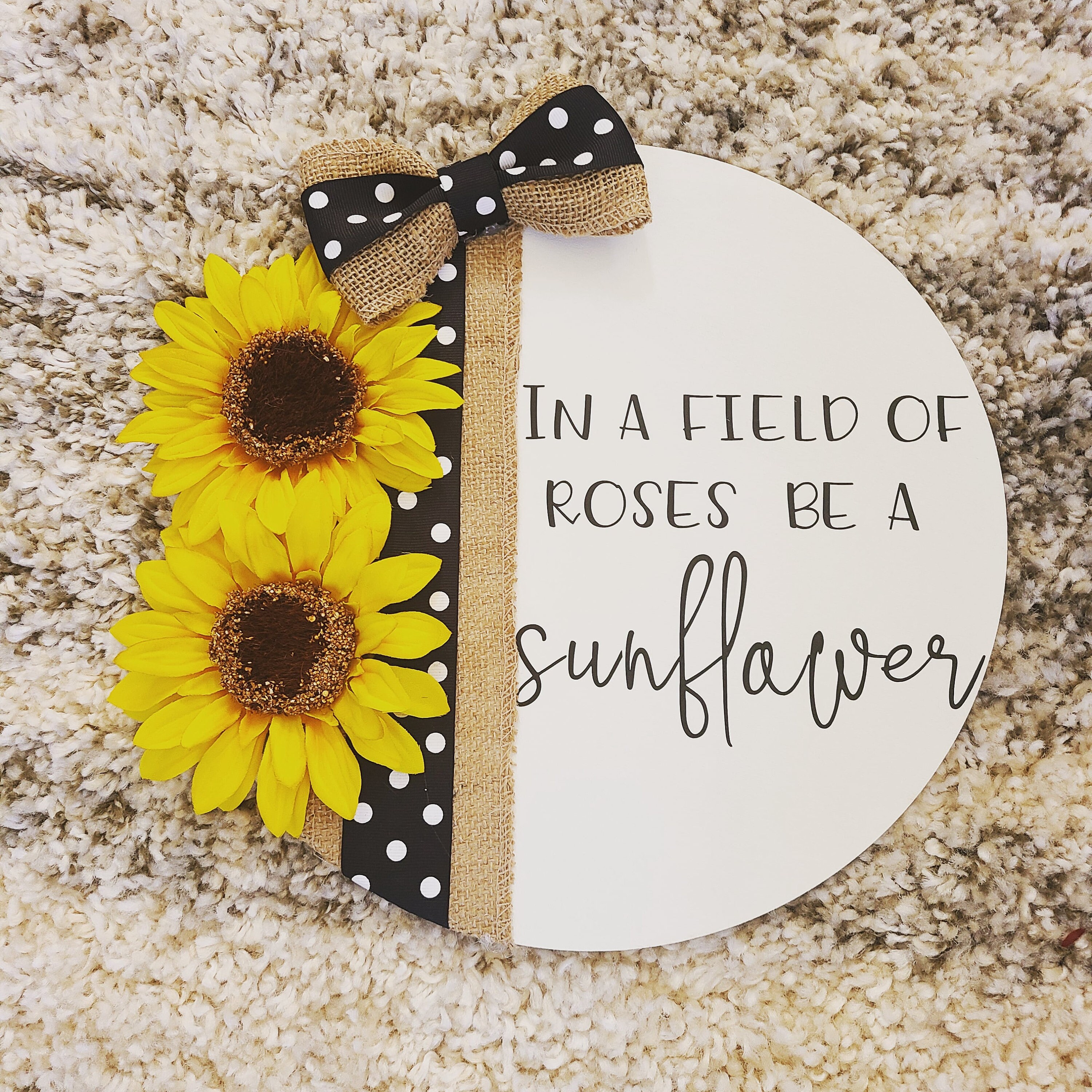 Sunflower Wooden Sign - Etsy