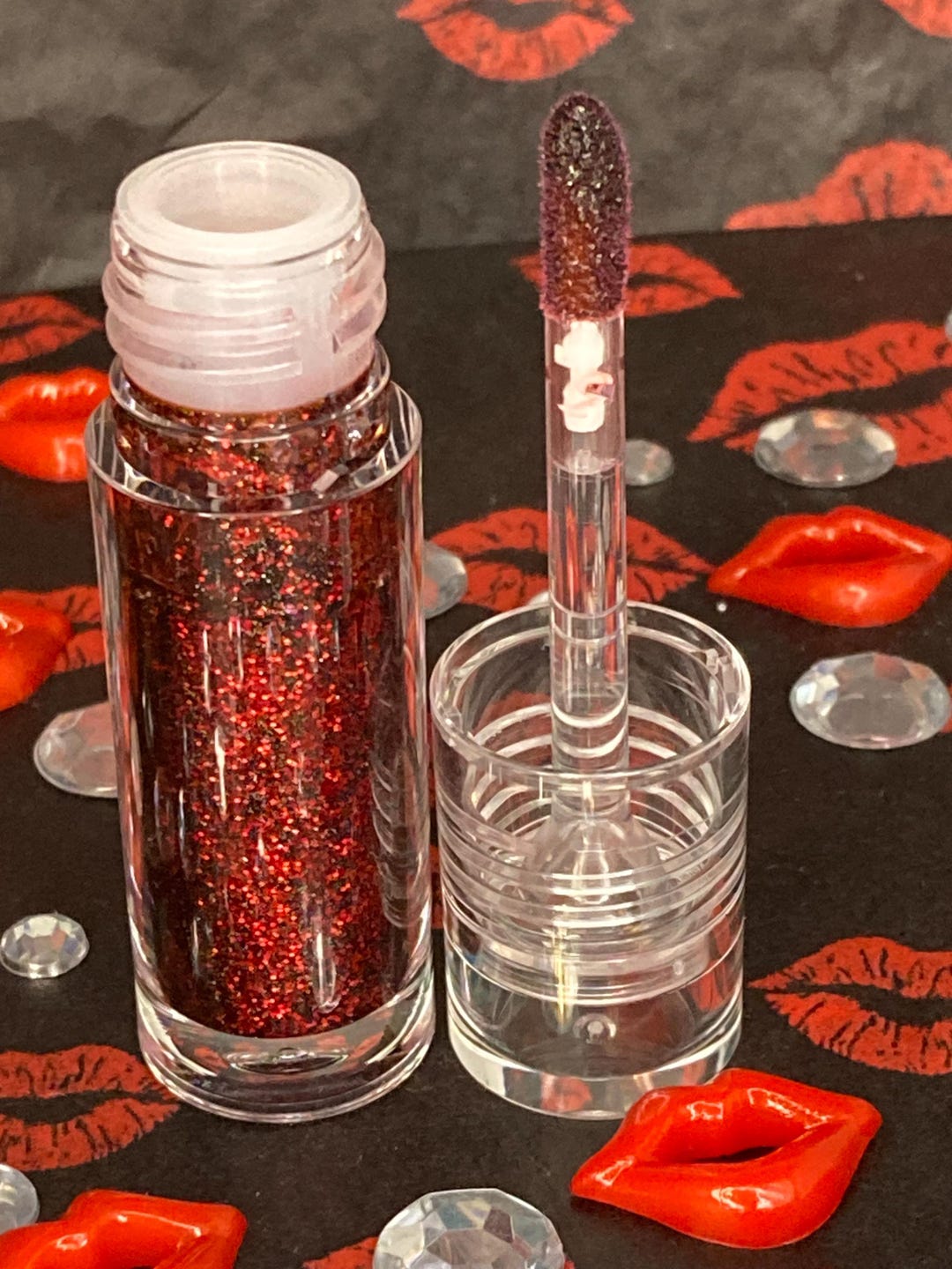 Ruby Kisses Glittery Liquid Lip Tint - Etsy