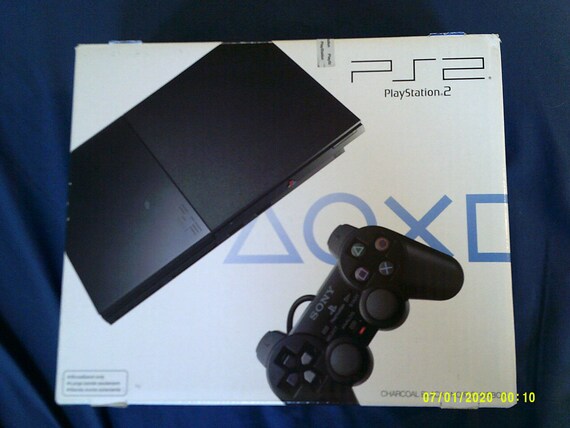 Sony Playstation 2 Slim Model SCPH 90001CB Retail Box Etsy