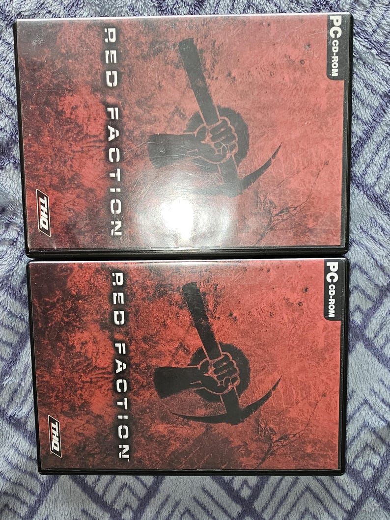 Lot of X4 Red Faction PC Windows Complete Game EU Region Software - Etsy