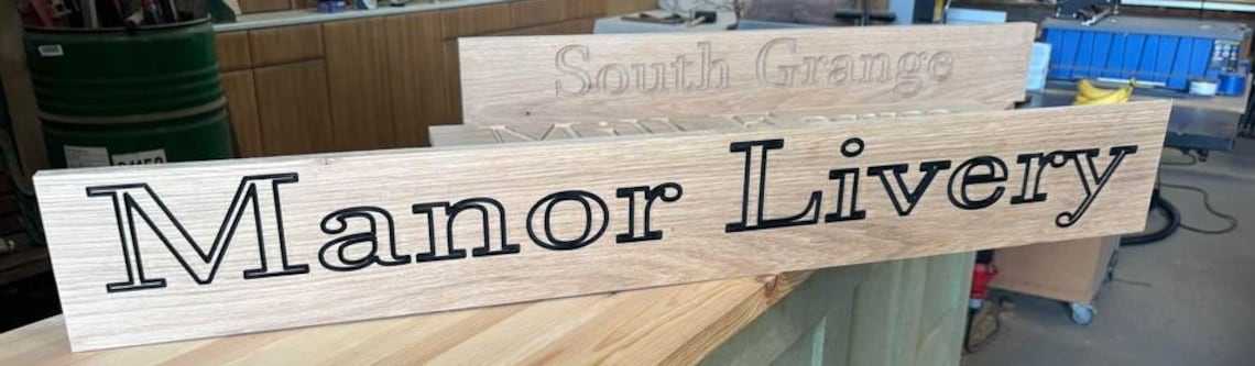 Custom Engraved Hardwood Sign: Personalized Solid Wood Plaque - Etsy