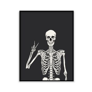 Halloween 8 Printables Gallery Wall Art Set, Modern Spooky Home Decor ...