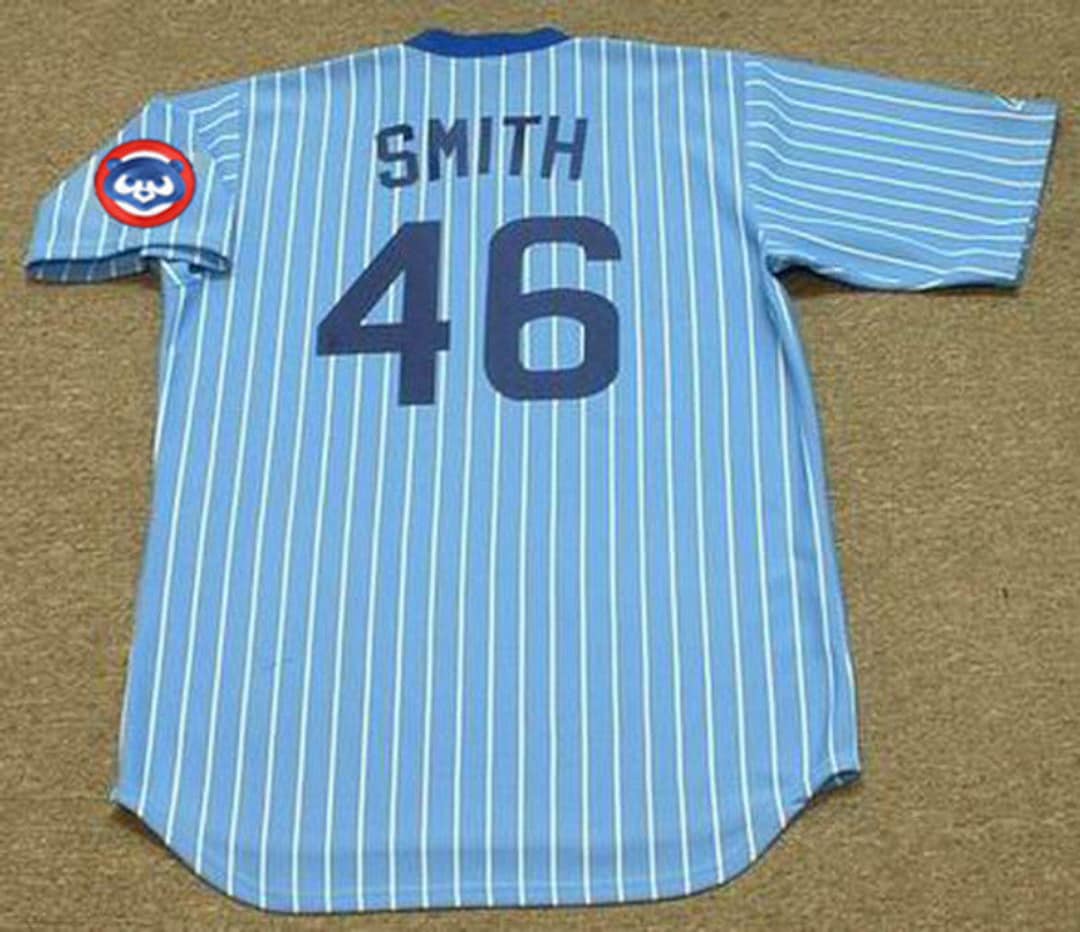 Lee Smith Chicago Cubs 1981 Cooperstown Baseball Throwback Jersey ...