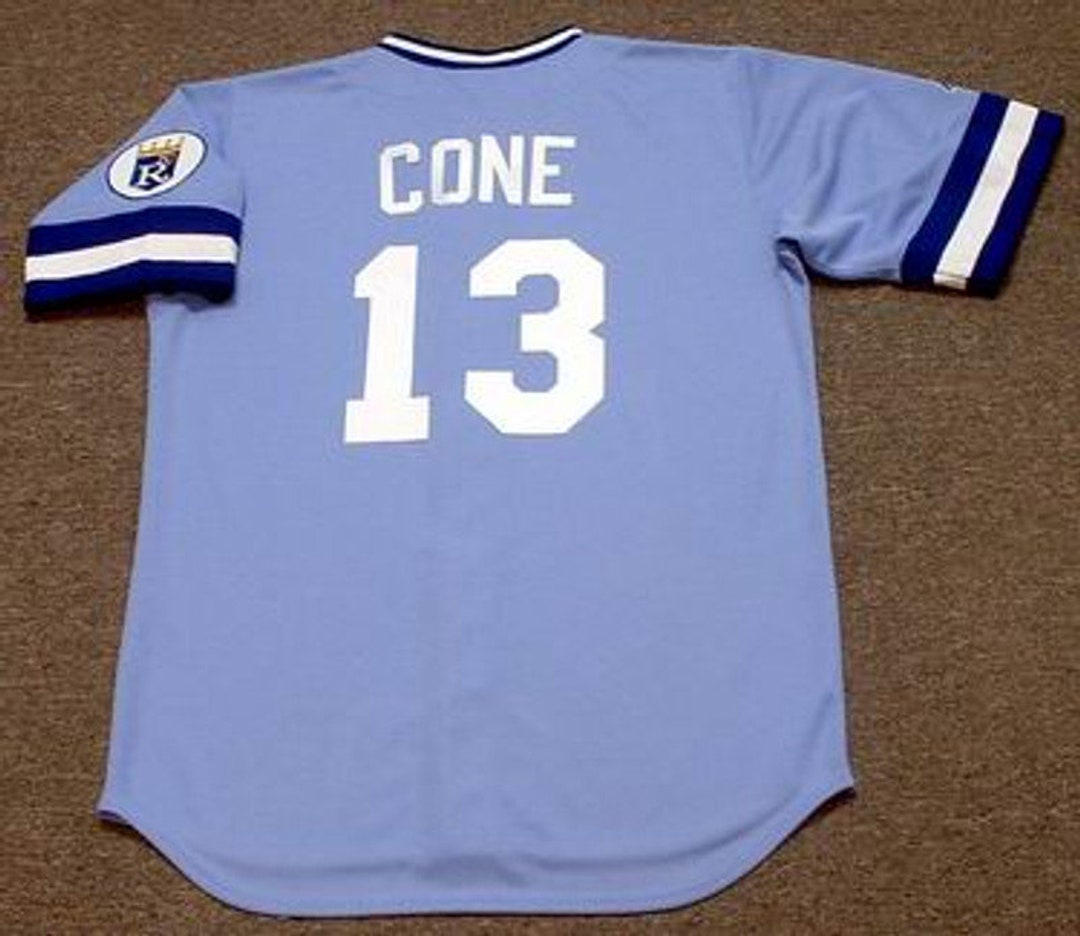 David Cone Kansas City Royals 1986 Away Baseball Throwback Jersey, Baseball Stitched Jersey ...