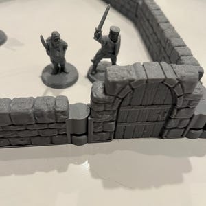 20pcs Dungeon Sticks Walls, Doors, and Connectors, Dnd Terrain for ...
