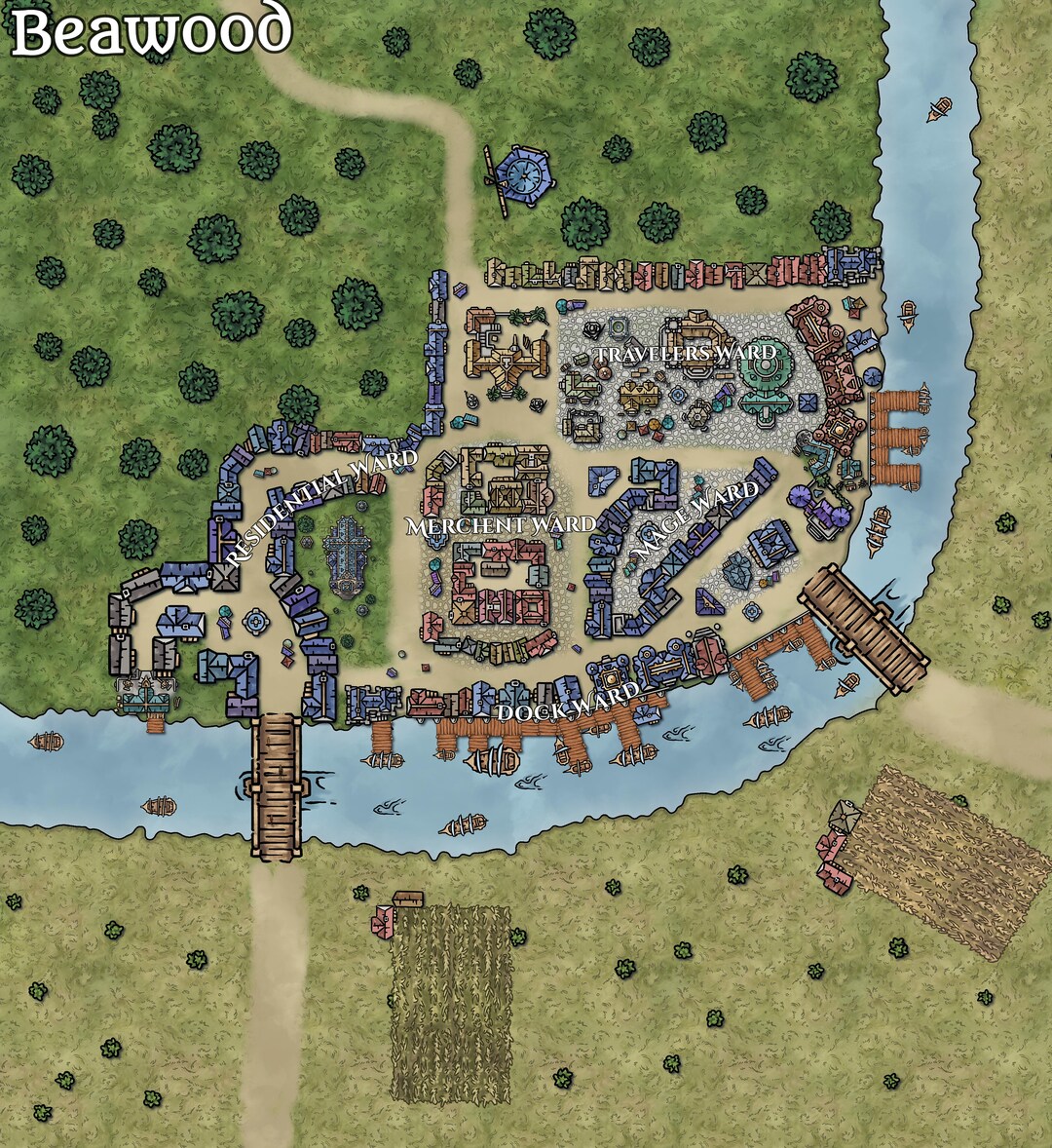 Custom Roleplaying Maps - Etsy