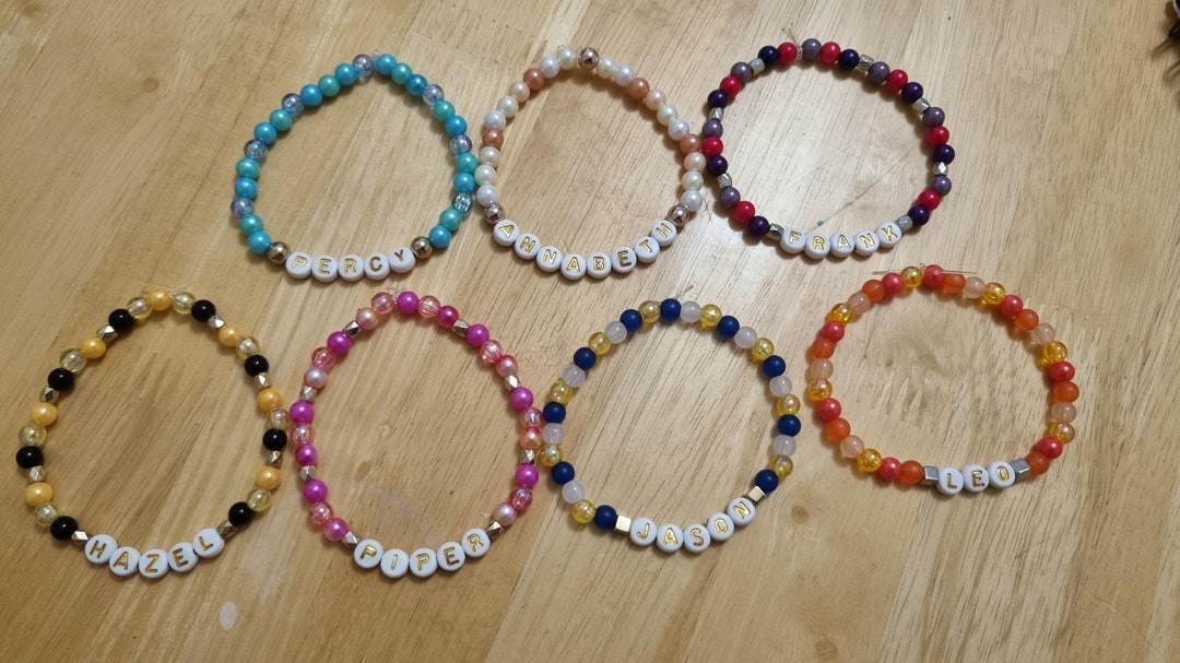 PJO Character Themed Bracelets - Etsy
