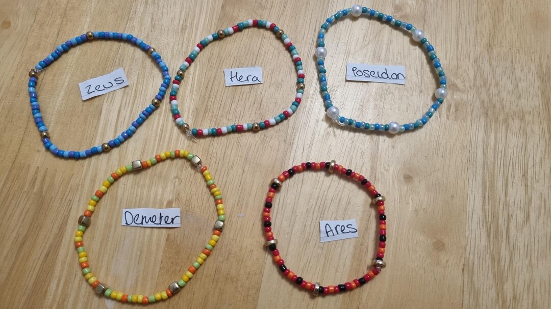 PJO Cabin Themed Bracelets - Etsy