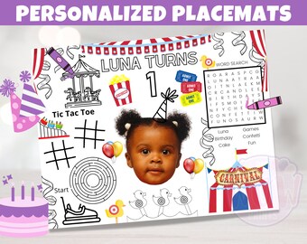 Carnival Activity Sheets - Etsy